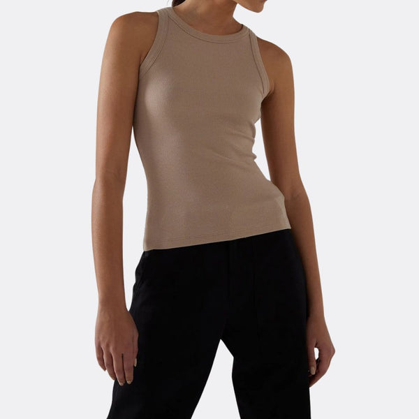 Good Neighbour | Velvet Cruz Tank Top (Nude)