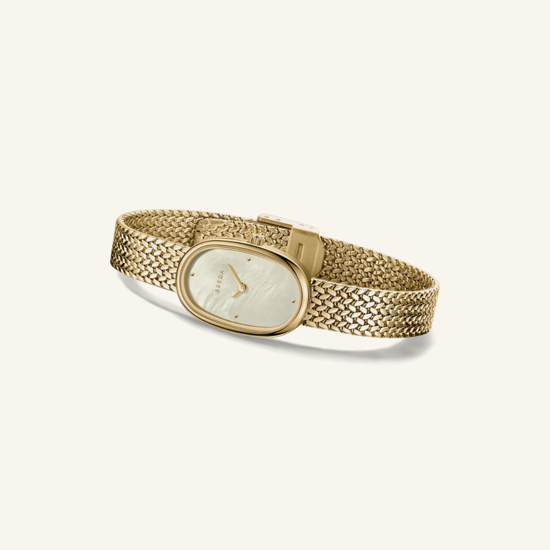 Good Neighbour | Breda Mini Jane Tethered Watch (Gold + Champagne)