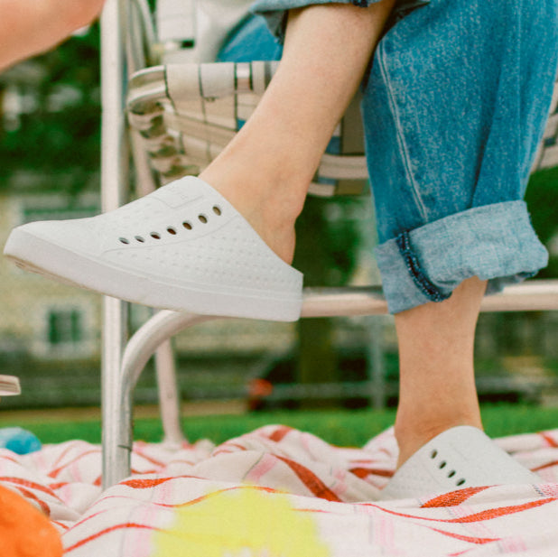 Good Neighbour | Native Jefferson Clog (Shell White + Shell White)