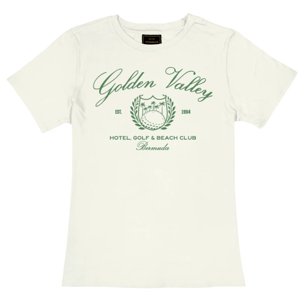 Good Neighbour | Retro Brand Golden Valley Tee (Antique White)