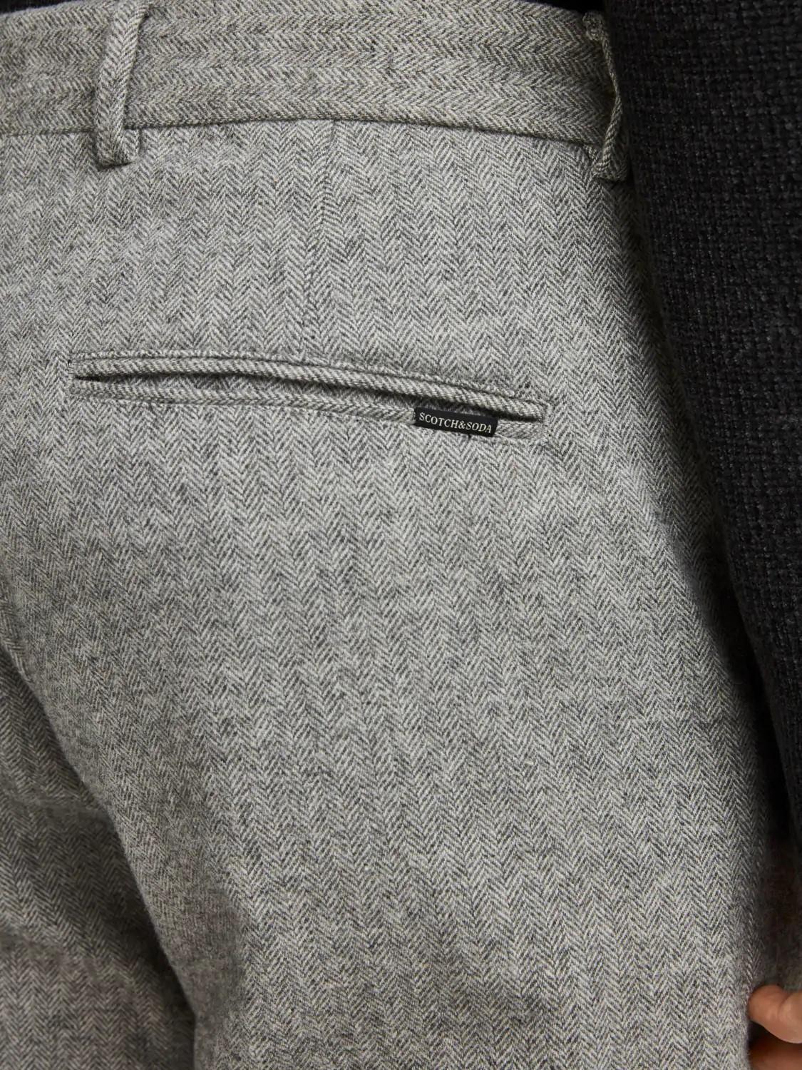 Good Neighbour | Scotch & Soda Stuart Wool Trousers (Grey)