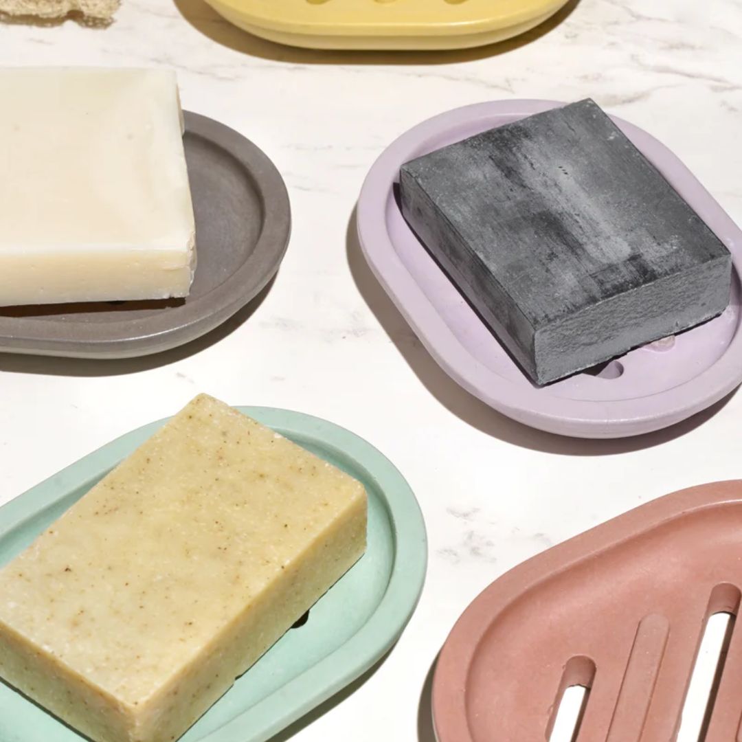 Good Neighbour | EBB & FLOW Concrete Soap Dish (Stone)