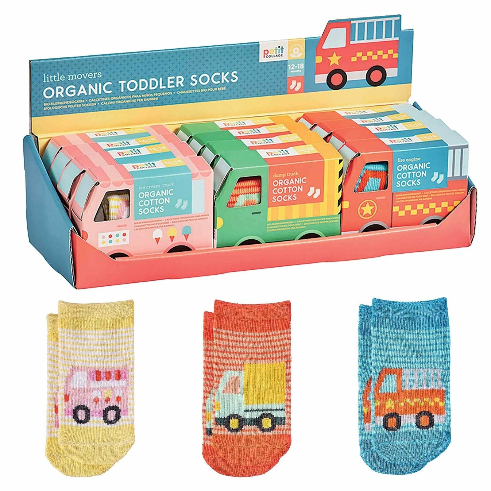 Good Neighbour | Petit Collage Organic Toddler Socks