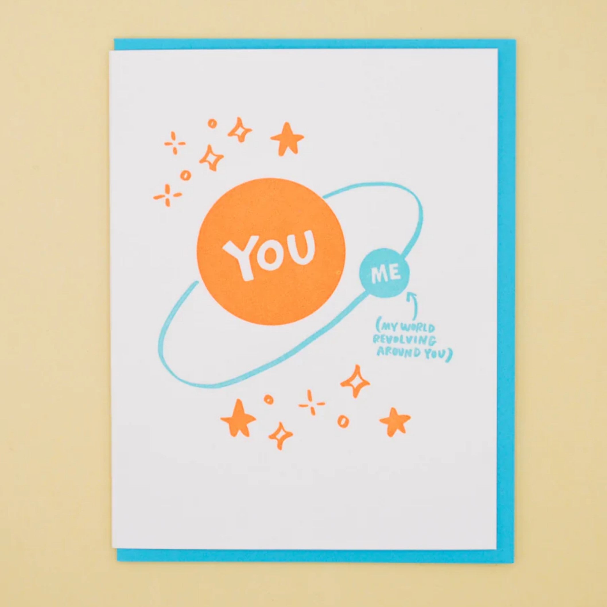 Good Neighbour | And Here We Are Revolving Around You Card