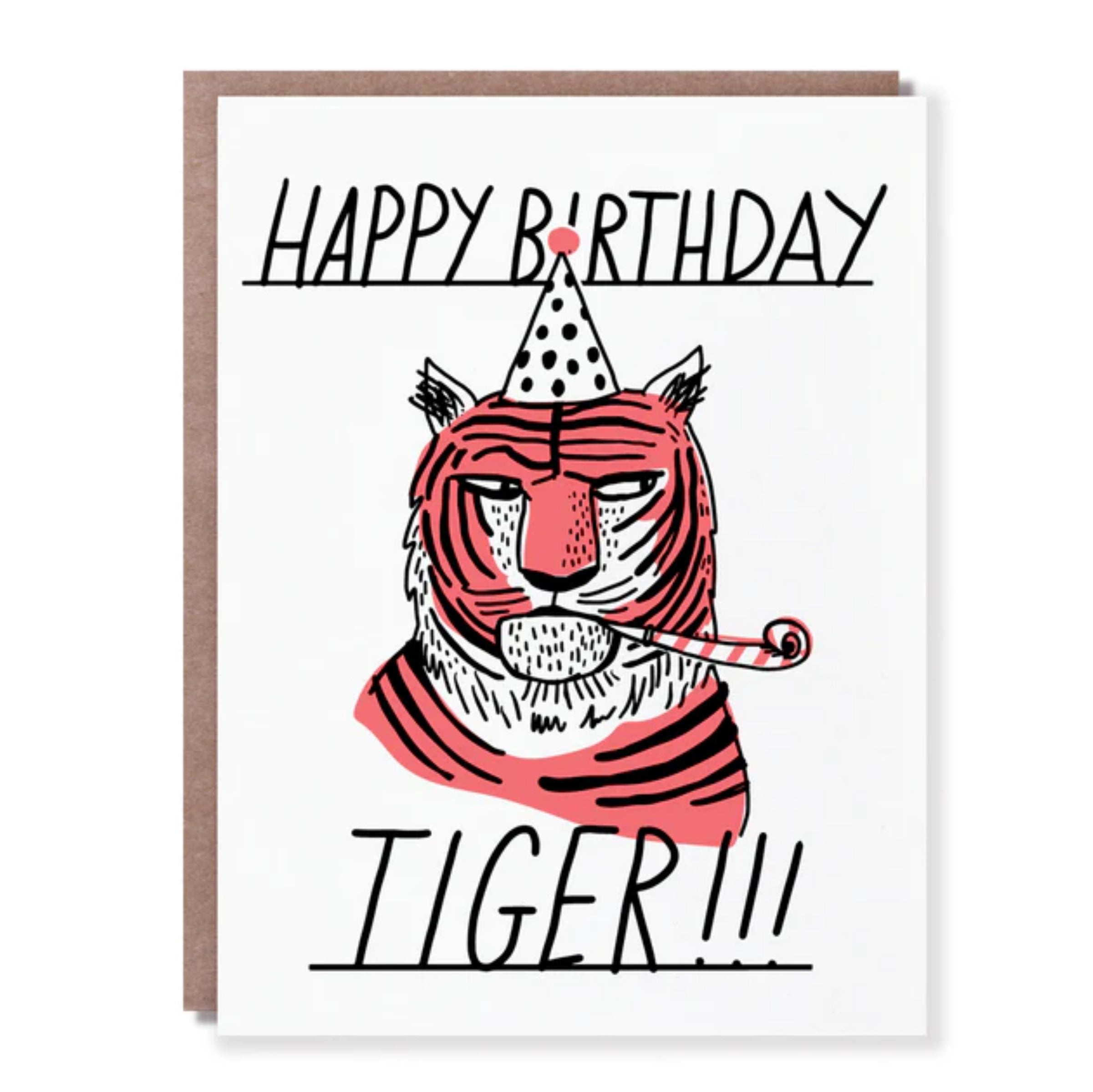 Good Neighbour | Hello Lucky! Tiger Side Eye Card