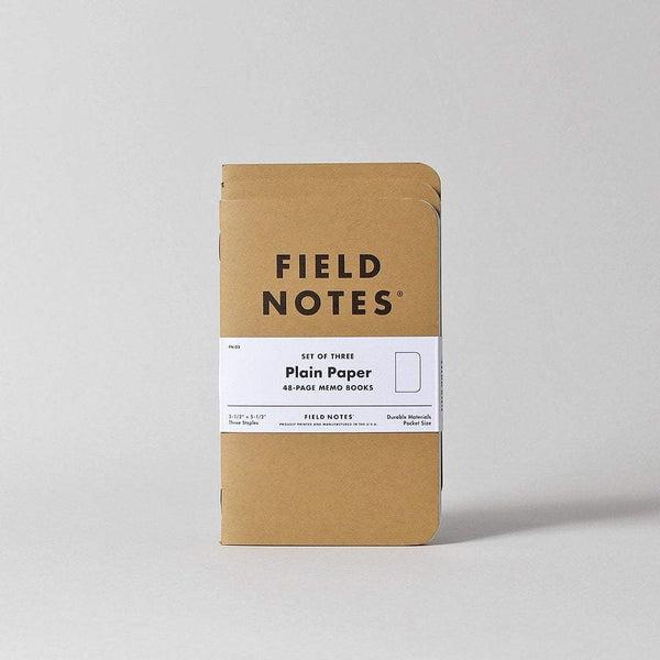 Good Neighbour | Field Notes Plain Notebook | 3-Pack (Original Kraft)