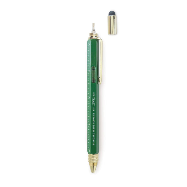 Good Neighbour | Design Works Ink Standard Issue Multi-Tool Pen (Green