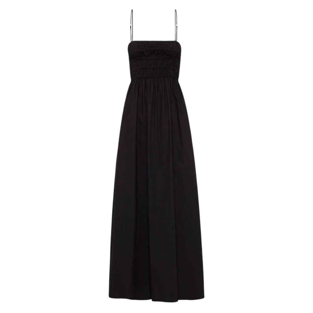 Good Neighbour | Faithfull Marieka Midi Dress (Black)