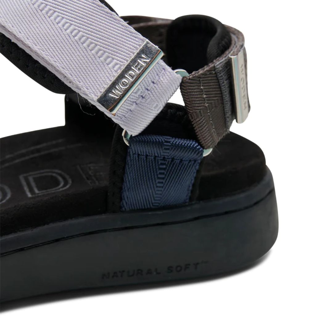 Good Neighbour | Woden Line Sandal (Multi Navy)